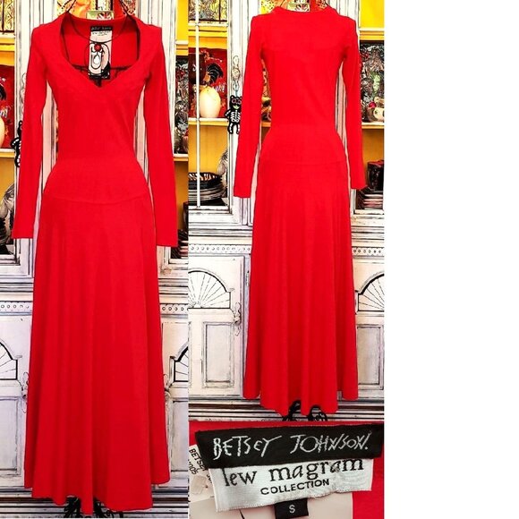 Betsey Johnson | Dresses | Vintage Betsey Johnson Midi Dress 9s Y2k Lew ...